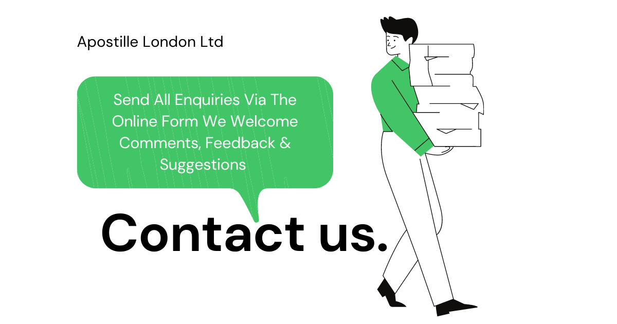 Contact Us - Send All Enquiries Via The Online Form
