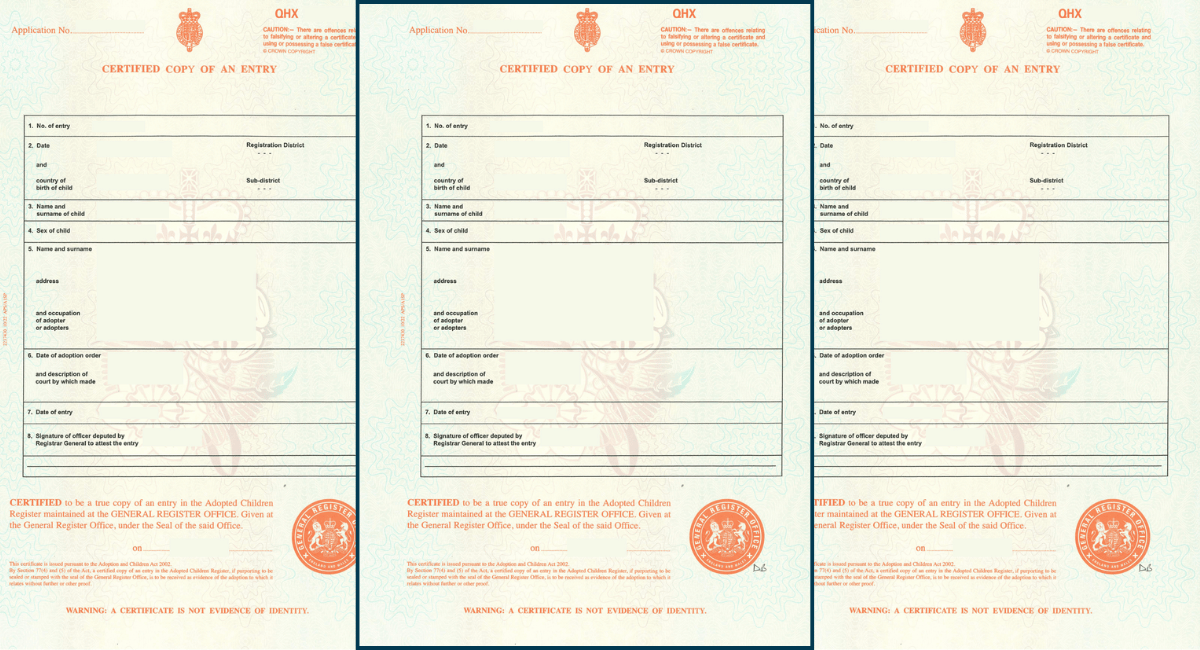 Order your Apostille for a UK Adoption Certificates